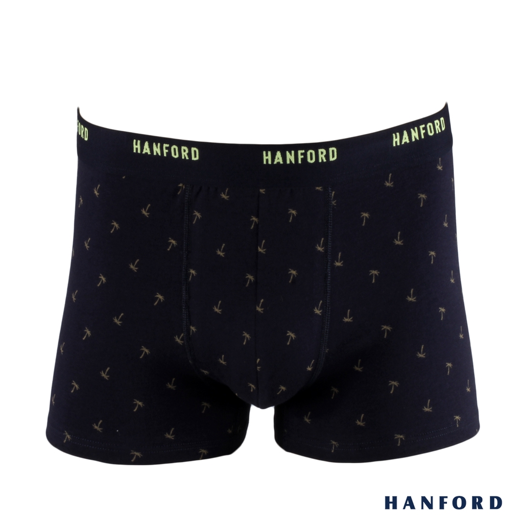 Hanford Men Cotton w/ Spandex Boxer Briefs - Coconut Print (Single Pack ...