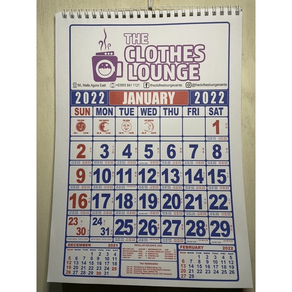 Customized Commercial Calendar | Shopee Philippines