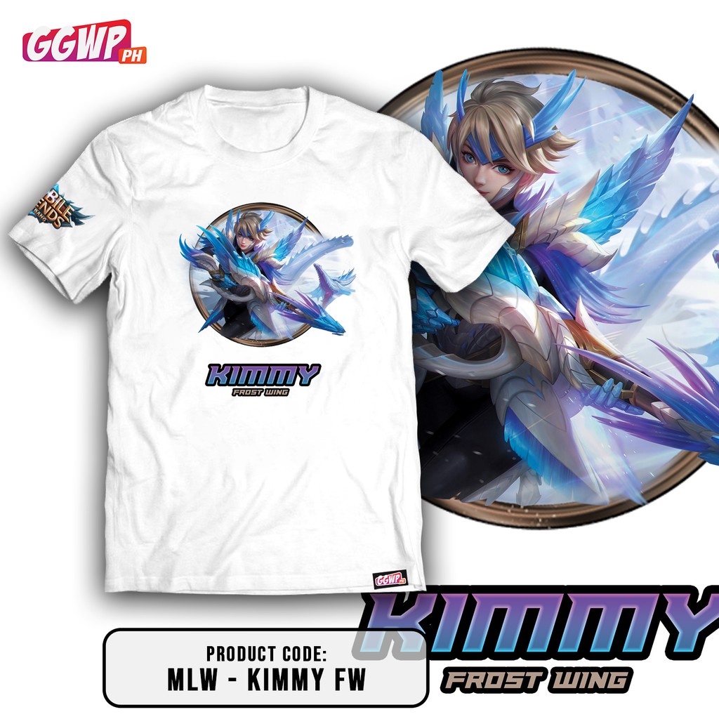 GGWP Dry-Fit White T-Shirt Mobile Legends DRAGON TAMER SQUAD ( Estes ...