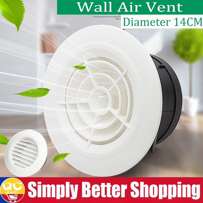 Air Vent Extract Valve Grille Round Diffuser Ducting Ventilation Cover ...