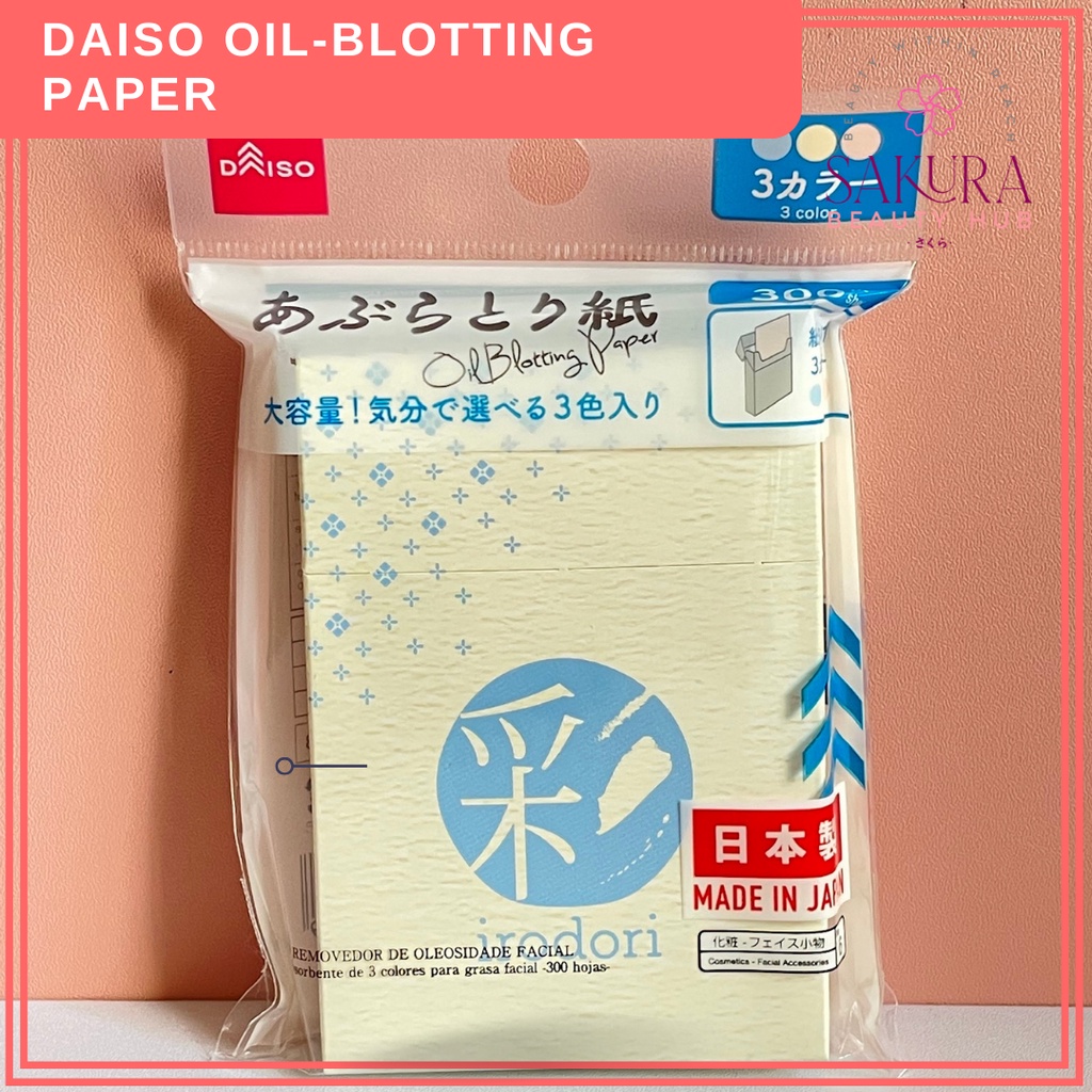 Daiso Irodori Oil Blotting Paper | Shopee Philippines