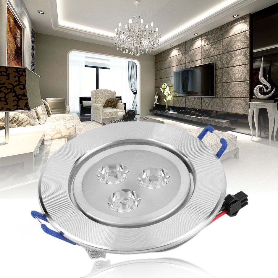 Aluminum LED round led spot ceiling light round downlight Optimized ...