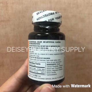 Vitamin B12 Aafes for Gamefowl (100 Tablets) | Shopee Philippines