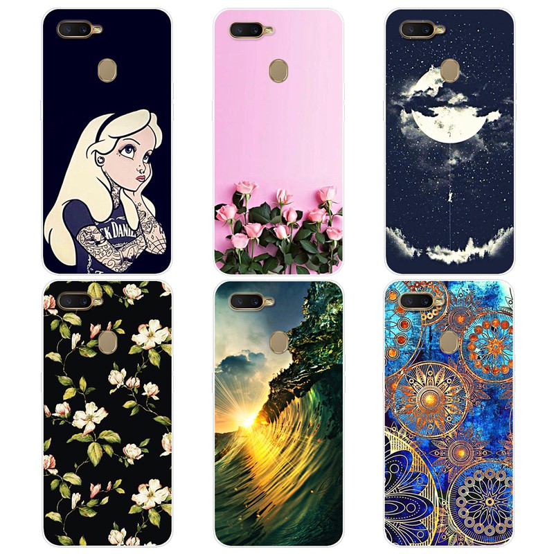 OPPO A7 A5S A12 A11K Printed Case Cartoon Back Cover For OPPO A12 A5S ...