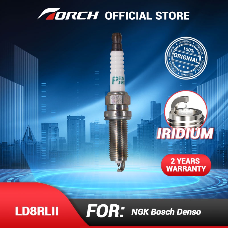 China original double iridiumspark plug TORCH LD8RLII | Shopee Philippines
