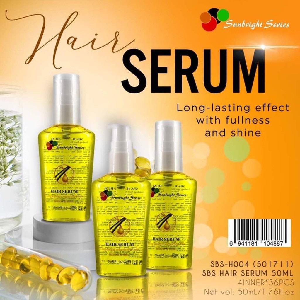 Sunbright Series Hair Serum with Vitamin E Essence Repair Damage Dry ...