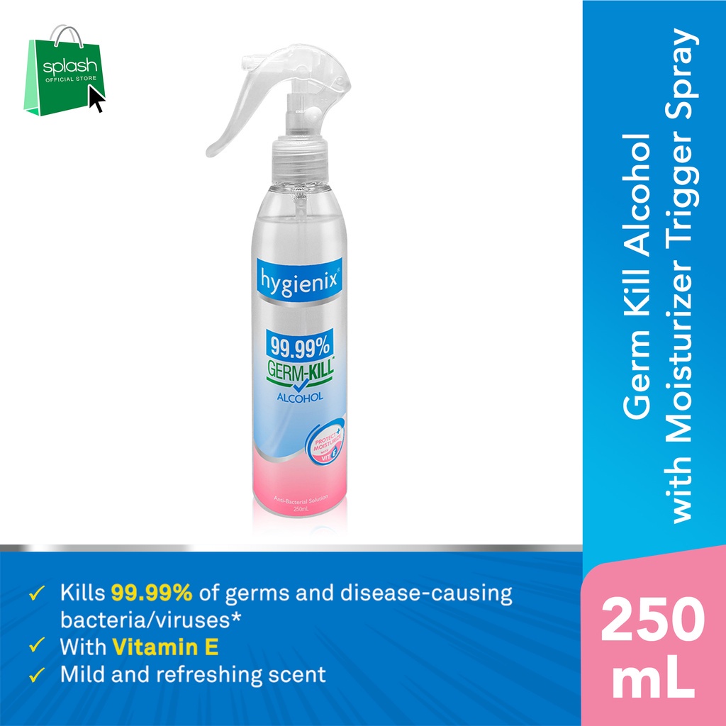 Hygienix Germ Kill Alcohol with Moisturizer Trigger Spray 250ml ...