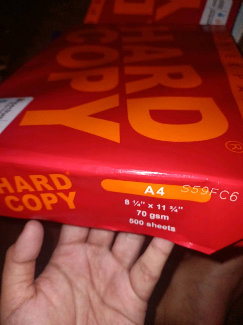 A4 SIZE HARD COPY BOND PAPER 70GSM SUBSTANCE 20 500 SHEETS Shopee ...