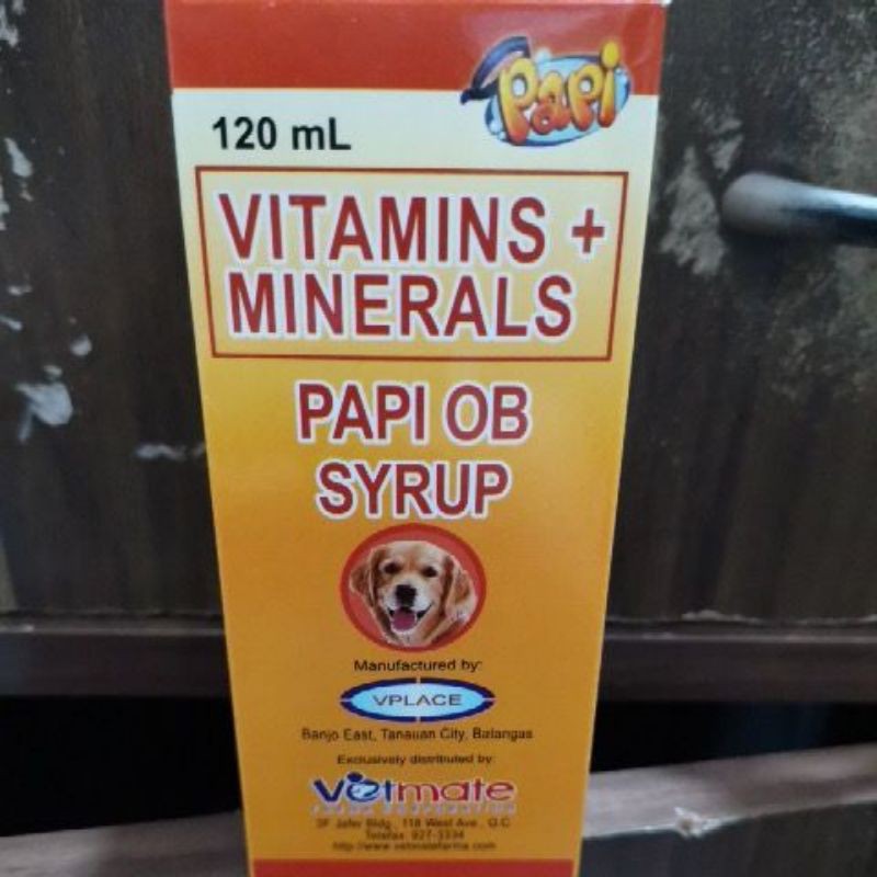 Papi Ob Syrup 120ml. | Shopee Philippines