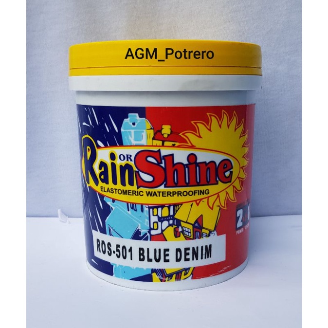 RAIN OR SHINE ROS-501 BLUE DENIM ELASTOMERIC WATERPROOFING ( LITER ...