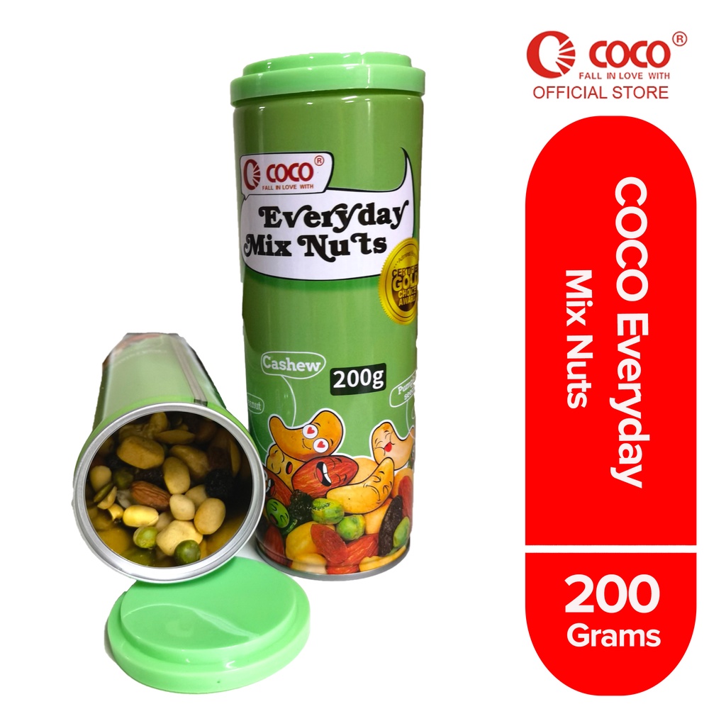 Coco Everyday Mix Nuts 200g | Shopee Philippines