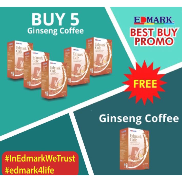 edmark-buy-5-take-1-ginseng-coffee-shopee-philippines