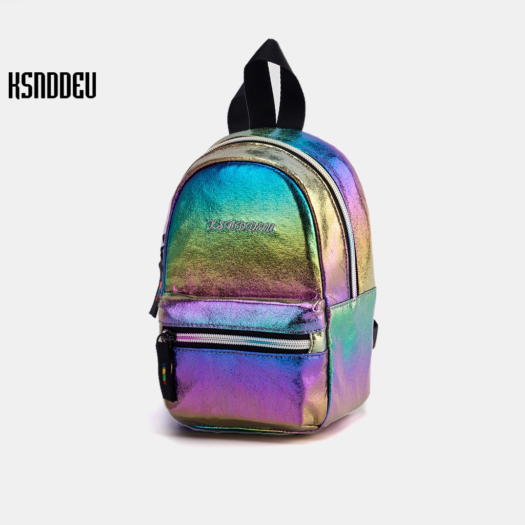 Ksnddeu Super Mini Rainbow Small Cute Backpack for Women | Shopee ...