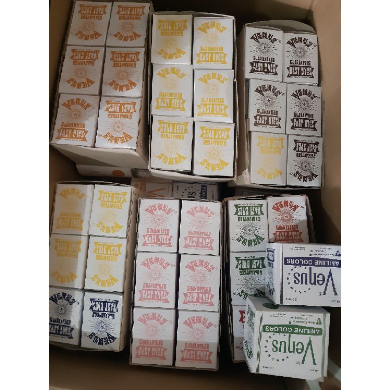 VENUS FAST DYE & THE MASTER FAST DYE 1 sachet# venus fast dye #master ...