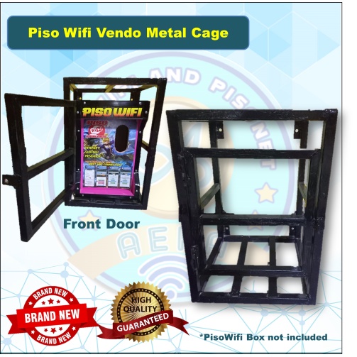 Piso Wifi Vendo Metal Cage Front/Back Door | Shopee Philippines