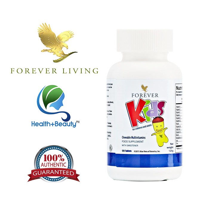 Forever Living Kids Chewable Multivitamins 120 tablets | Shopee Philippines