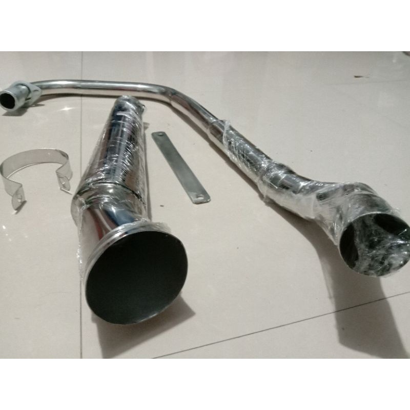 Universal Muffler Stainless For Tmx 125/155 Rusi Skygo Racal | Shopee ...