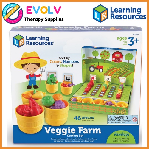 Learning Resources Veggie Farm Sorting Set | Shopee Philippines