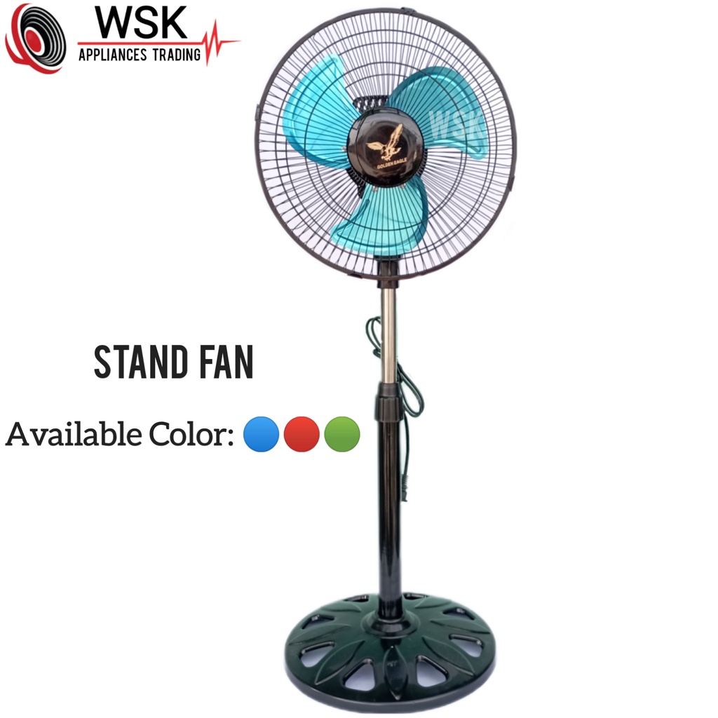 Golden Eagle Stand Fan 3-Metal Blade GSF-10F/GSF-12F | Shopee Philippines