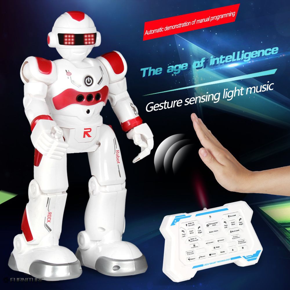 Smart rc robot toy, talking dancing robots for kids remote control ...