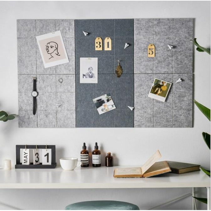 COD 30x30cm Felt Background Message Board Photo Wall DIY Wall ...