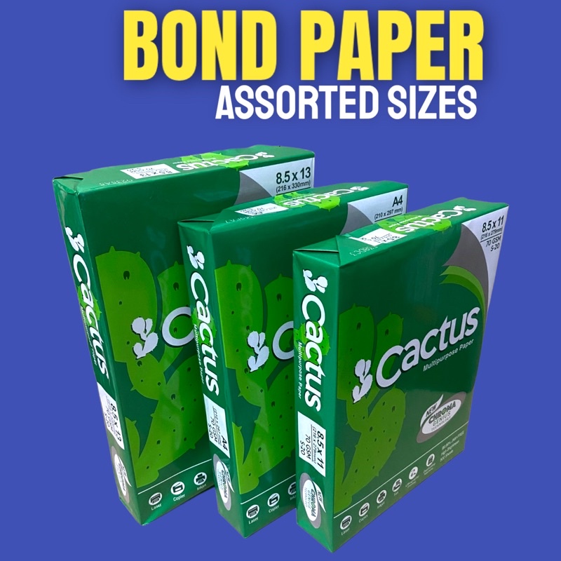 Nextonic Bond Paper Cactus Brand Subs 20 x 70 gsm for document papers ...
