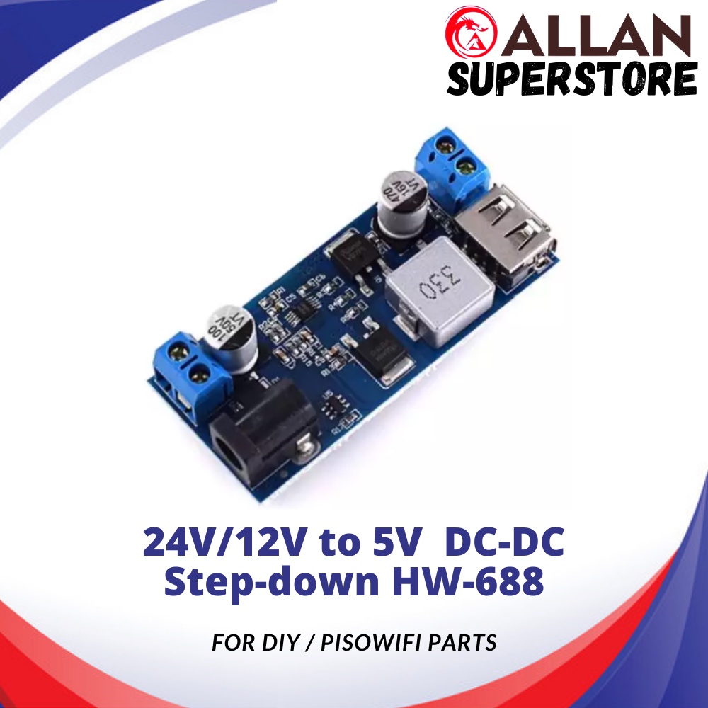 Allan Superstore 24V/12V to 5V USB Mobile Phone DC-DC Step-down Module ... Allan Superstore 24V/12V to 5V USB Mobile Phone DC-DC Step-down Module ...