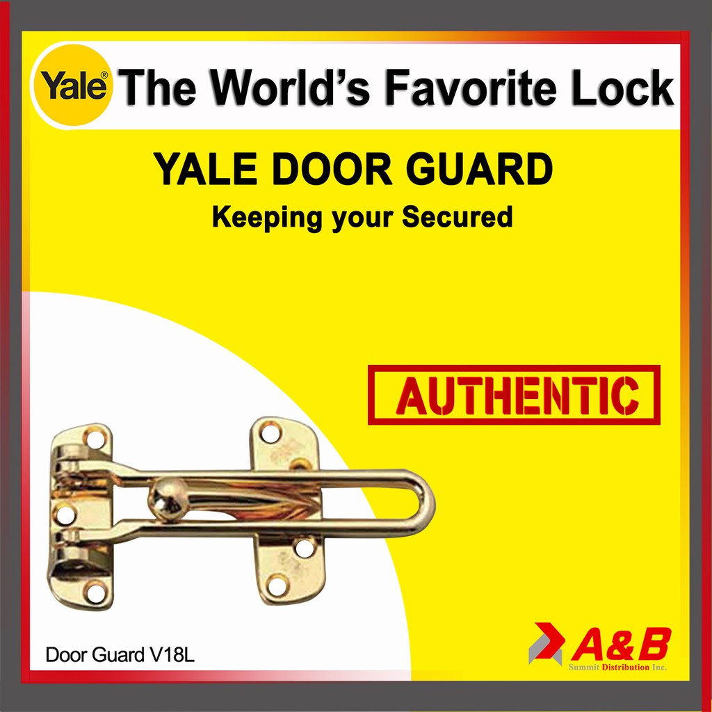 Yale Door Guard V18L - Guaranteed Authentic | Shopee Philippines
