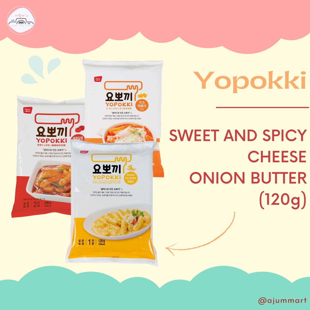 [YOPOKKI] Tteokbokki Korean Rice Cakes (120g/140g) | Shopee Philippines
