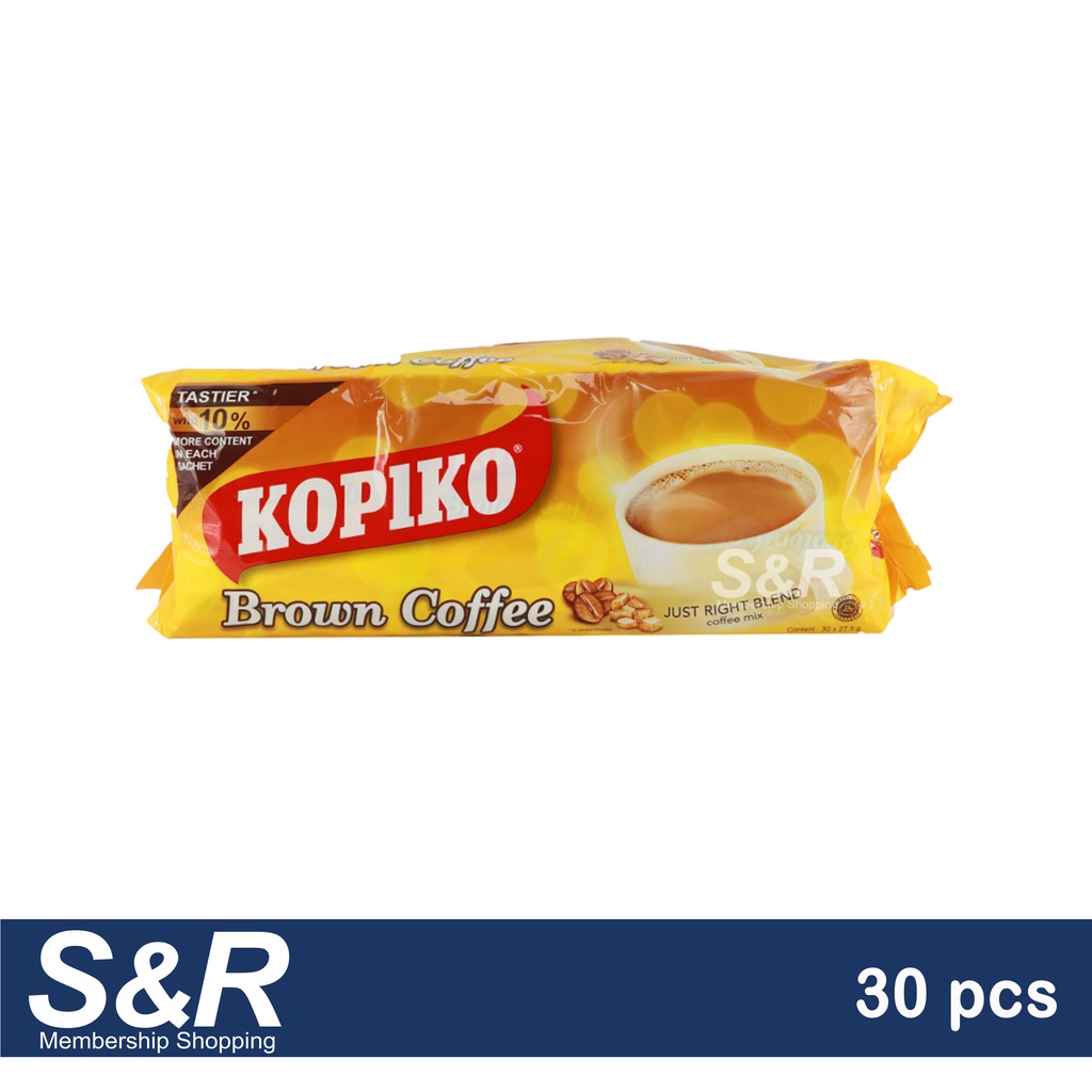 Kopiko Brown Coffee Instant Coffee Mix 30pcs | Shopee Philippines