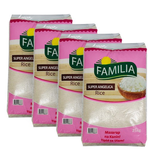 Grocery88Manila FAMILIA Rice Super Angelica 25 Kilos per Sack | Shopee ...