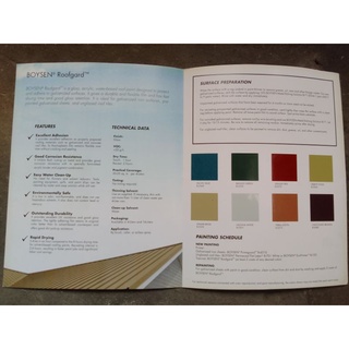 BOYSEN ROOFGUARD GLOSS ACRYLIC WATERBASED ROOF PAINT PINTURA PANGBUBONG ...