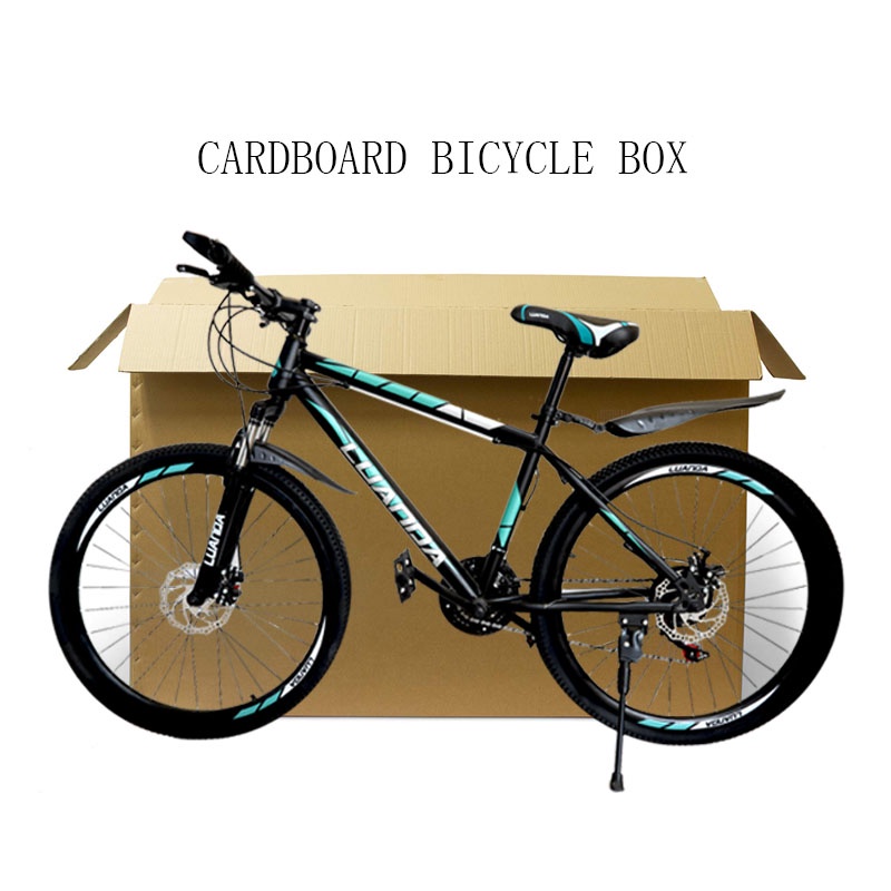 (Box Only)Cardboard Box for Bicycle Stapled Packing Safety Box for Bike ...