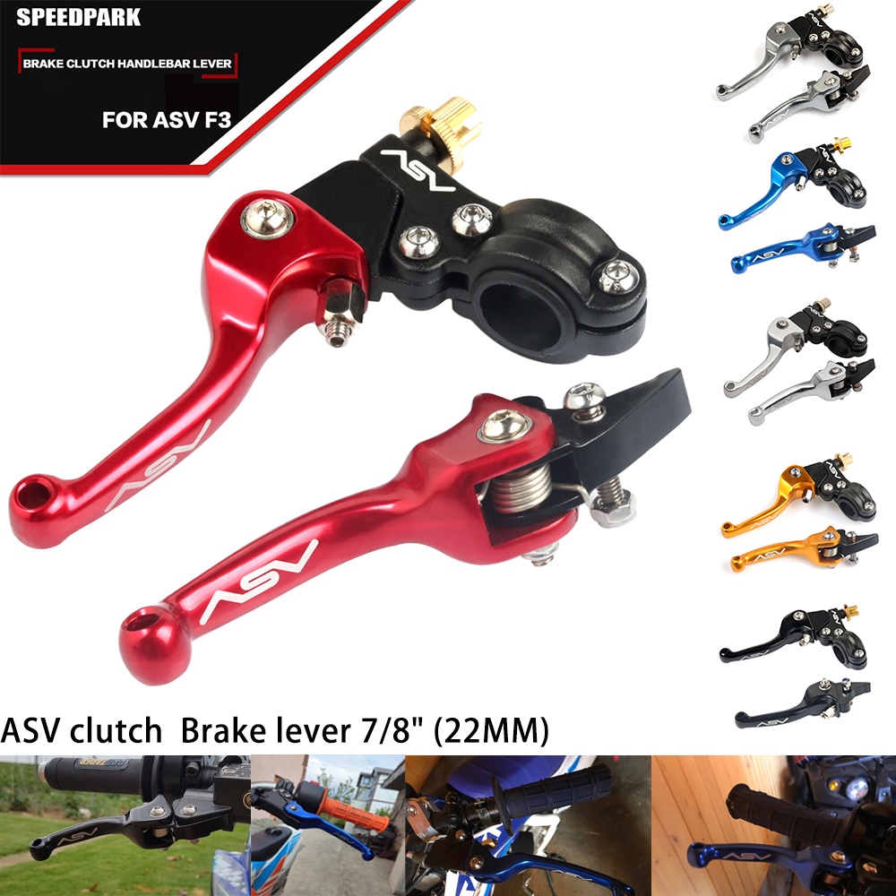 ASV F3 Brake Clutch Levers Foldable For Honda Motorcycle Pitbike Dirt ...
