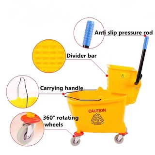 Heavy Commercial Mop Squeezer Bucket Mop Squeezer Bucket Heavy Mop ...