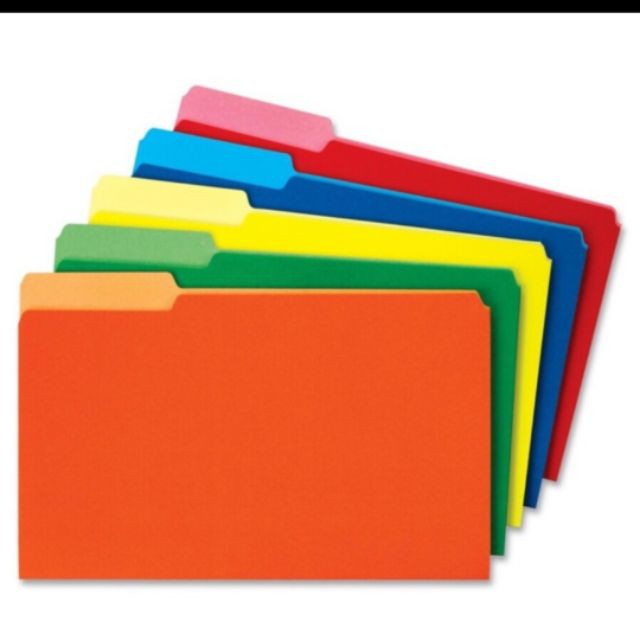 50pcs LONG COLORED FOLDER | Shopee Philippines