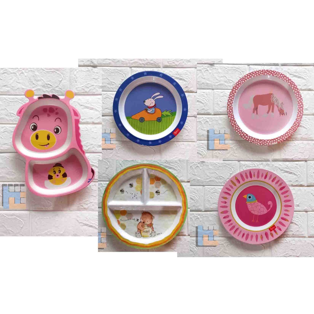 Melamine plate for kids (animal) | Shopee Philippines