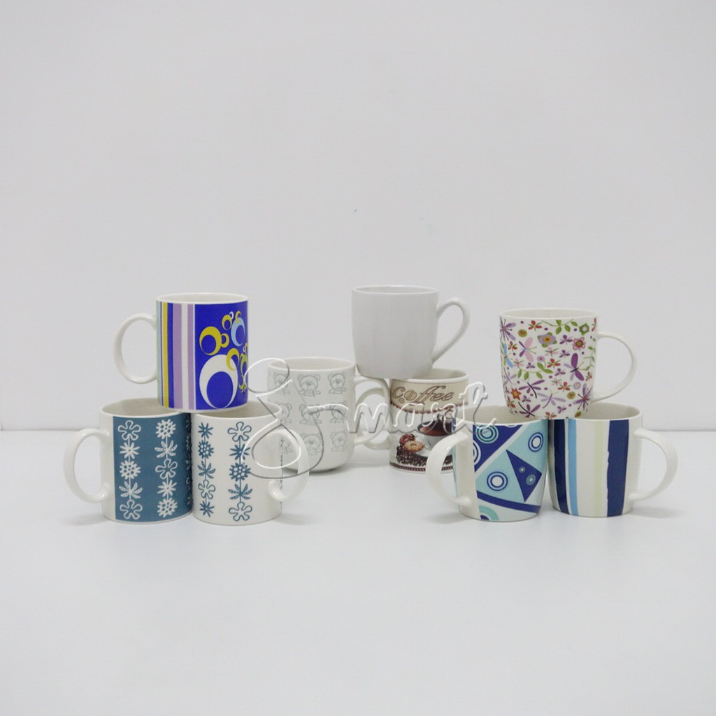 Omega Houseware Printed Glass Mugs | Shopee Philippines