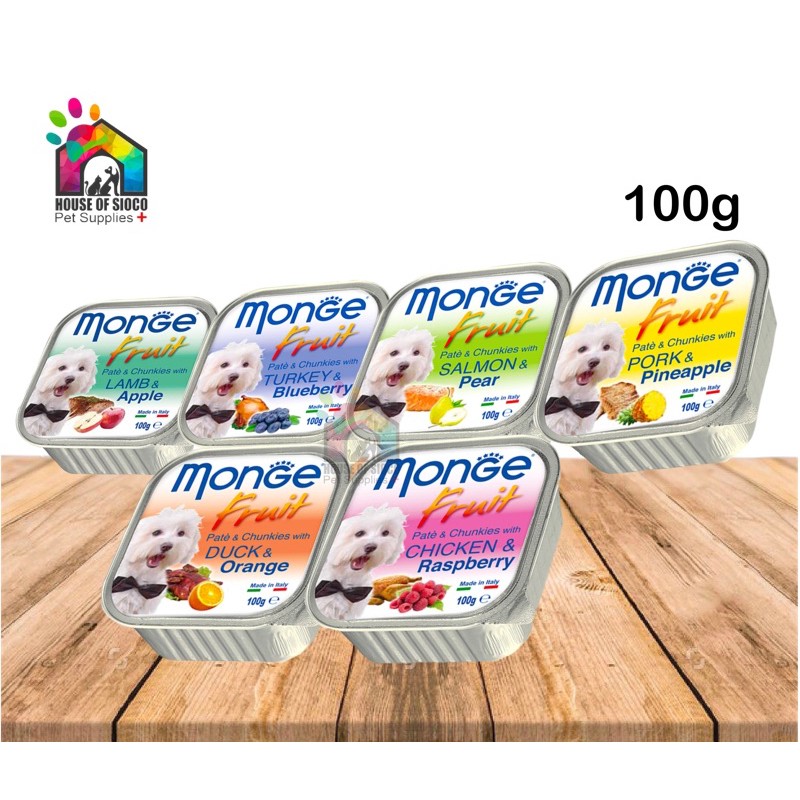 Monge Fruit Wet Dog Food 100g | Shopee Philippines