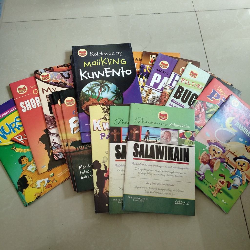 ENGLISH / TAGALOG BOOKLETS - STORIES, NURSERY RHYMES, FABLES, BUGTONG ...