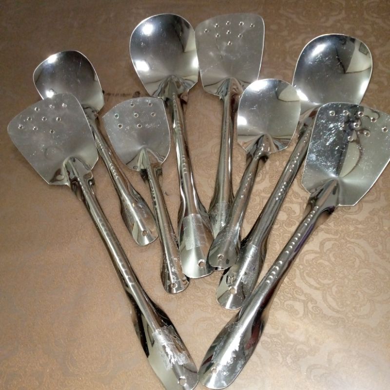 Stainless steel sandok and sianse (1 SET) | Shopee Philippines