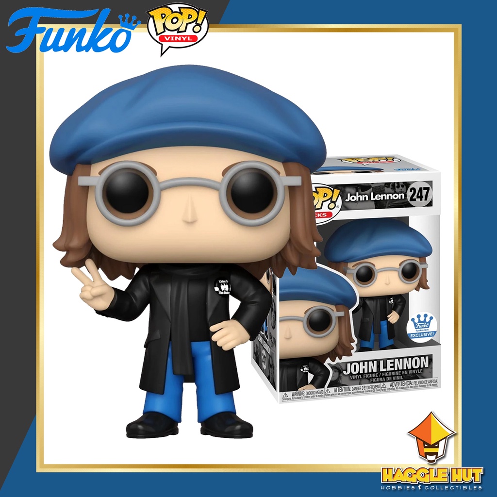 John Lennon in Peacoat Funko Exclusive Pop Rocks Vinyl Figure The ...