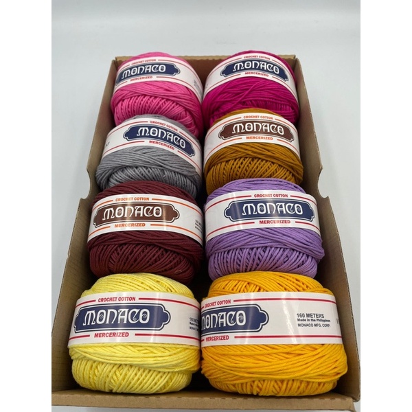 Monaco 8-Ply Crochet Thread per Ball | Shopee Philippines