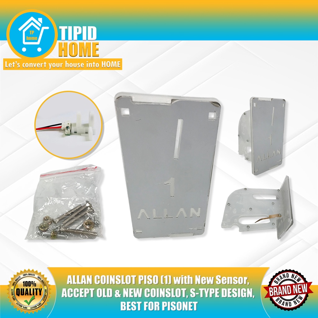 ALLAN COINSLOT PISO (1) with New Sensor, ACCEPT OLD & NEW COINSLOT, S ...