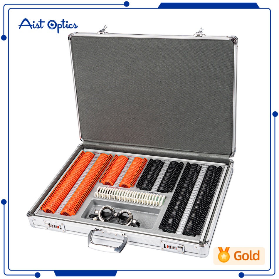 266 Pcs Optical Lens High Quality Optical Optometry Rim Case Kit Set ...