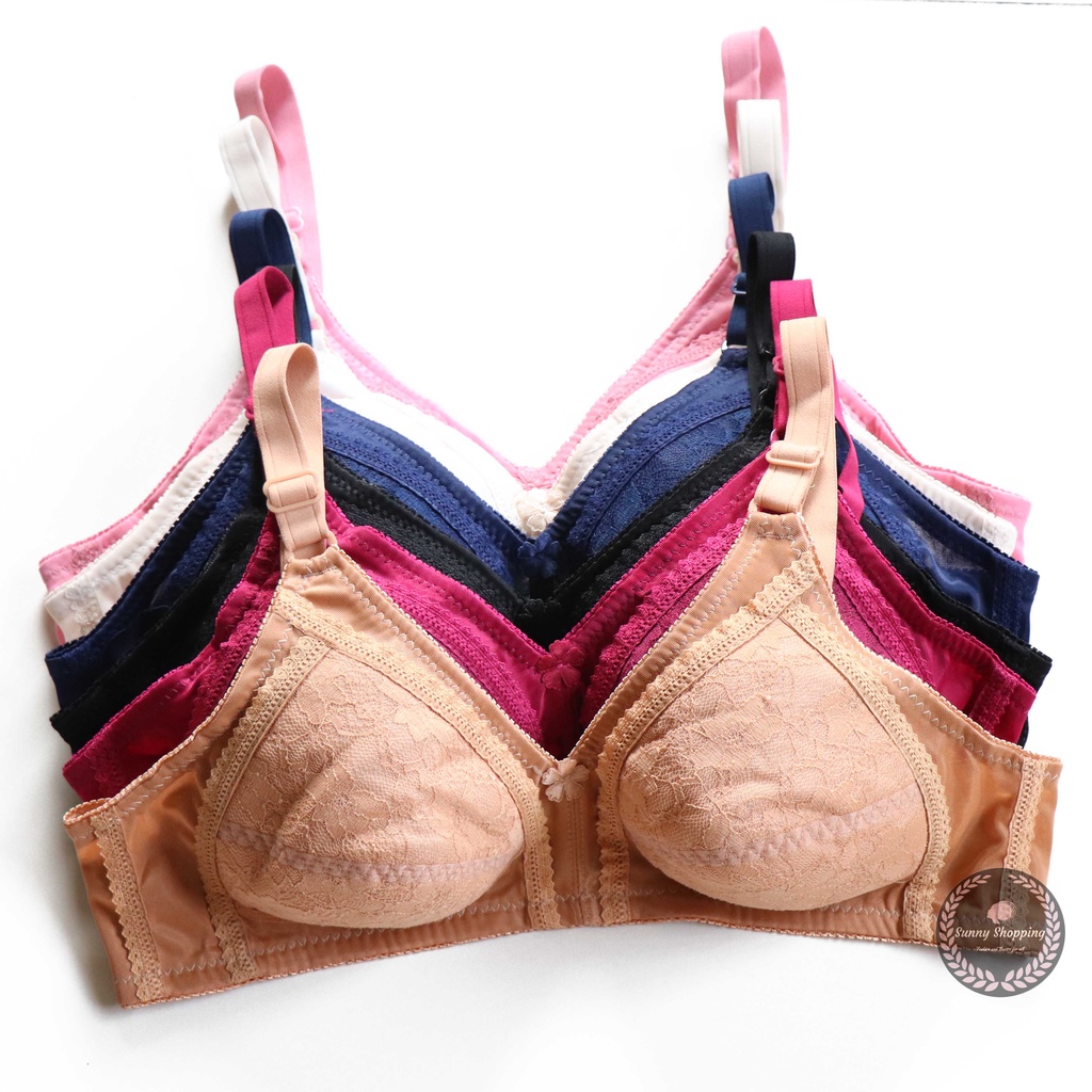 Summertime Cup B Non wire No Padding No Foam Mommy bra Size: 36-44 ...