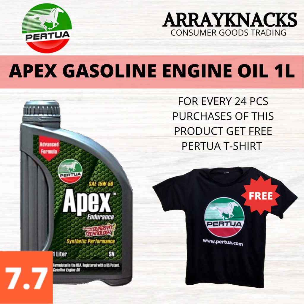 PERTUA APEX ENDURANCE SP GASOLINE ENGINE OIL (15W50 1L) | Shopee ...