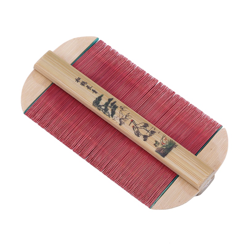 Traditional Bamboo Lice Comb Handmade Dense Comb Rose Remove Itching ...