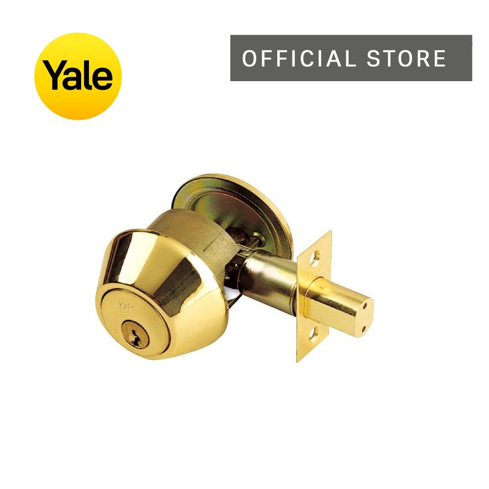 YALE DEADBOLT DOUBLE AB V8121 US5 | Shopee Philippines