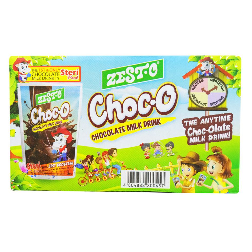 Zest-O Choc-O Chocolate Milk Drink 180ml X 10s | Shopee Philippines